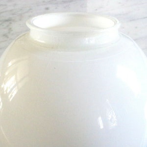 Lightolier Shiny WHITE Replacement Glass Ball Orb Globe Vintage MCM ...