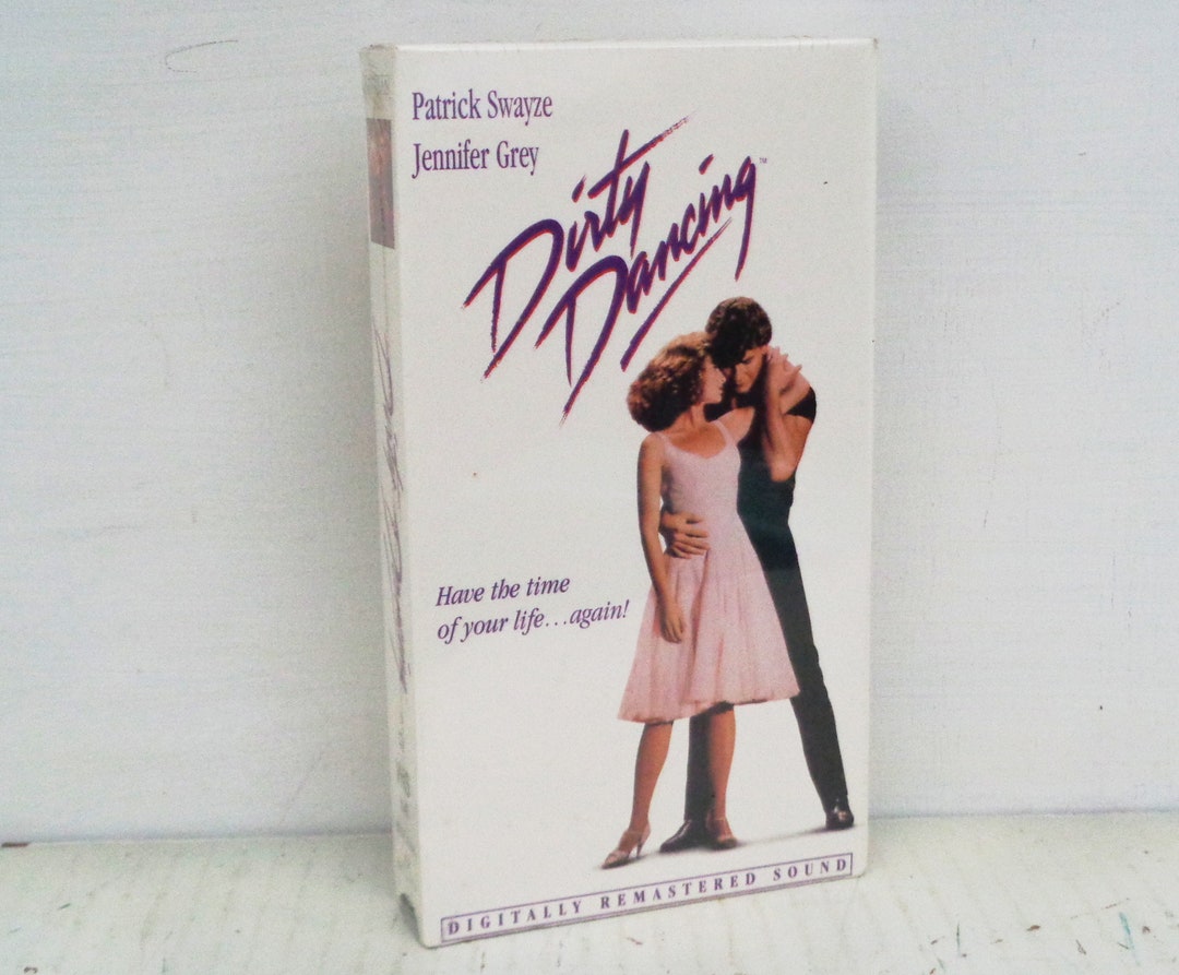Factory SEALED Dirty Dancing VHS 1998 Watermarked Patrick Swayze ...