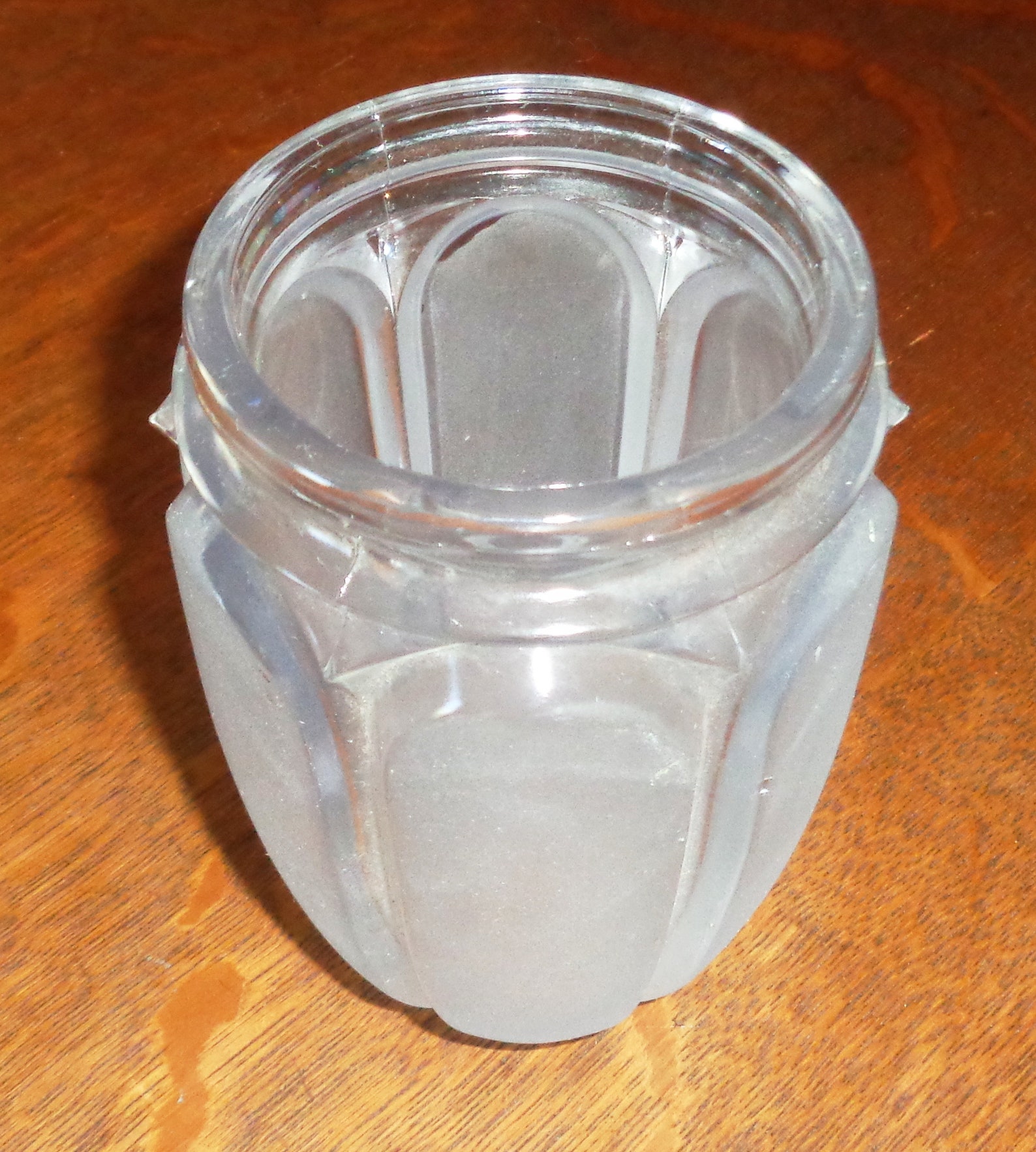 Frosted Bullet Cone Glass Light Cover Industrial Age Benjamin - Etsy