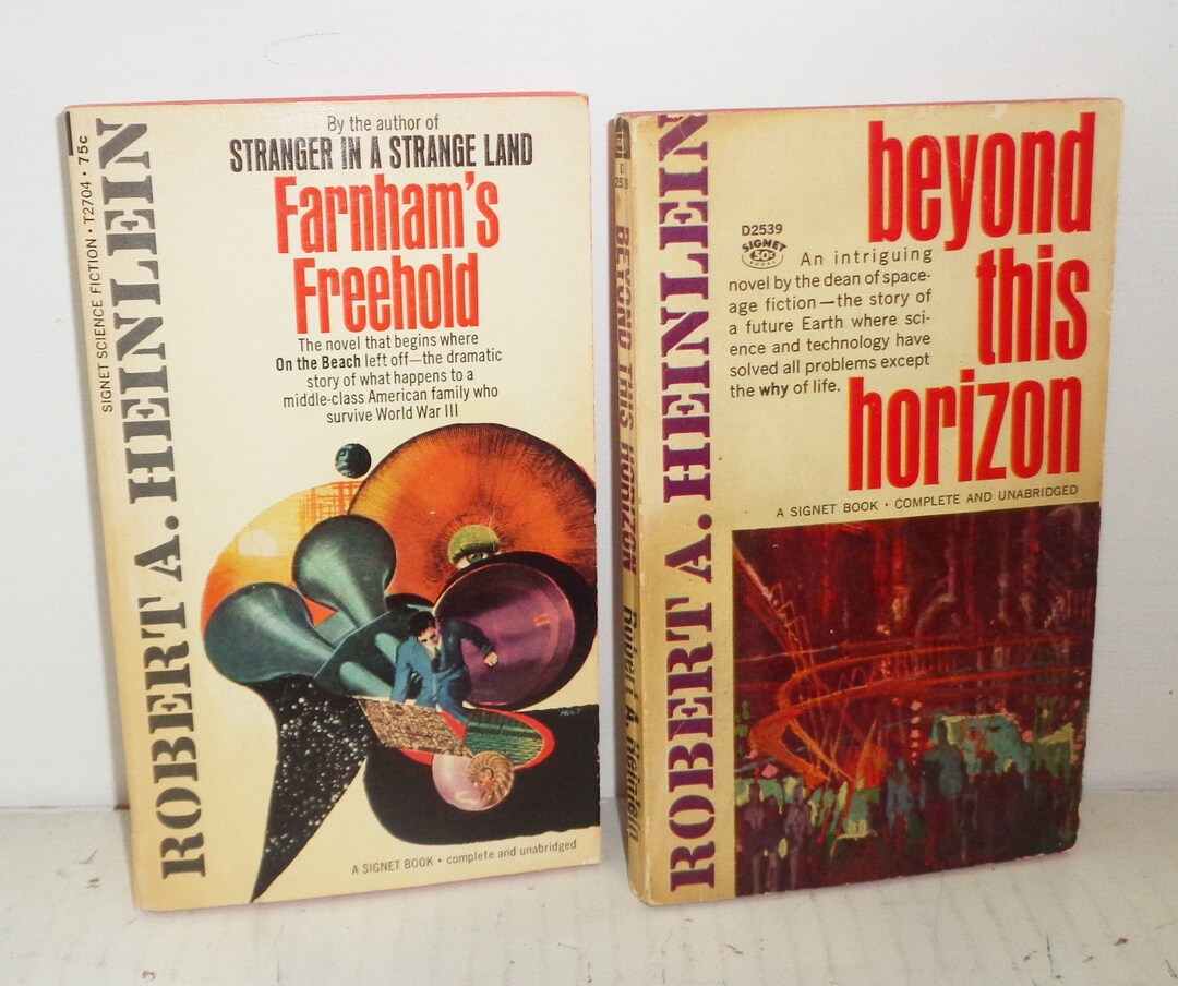Beyond This Horizon 1948 & Farnham's Freehold 1964 Robert Heinlein ...