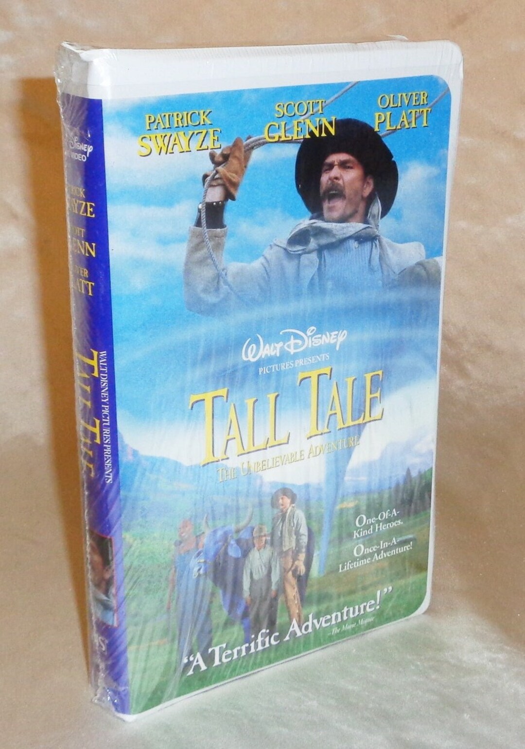 FACTORY SEALED Walt Disney's Tall Tale Clamshell VHS Patrick Swayze - Etsy