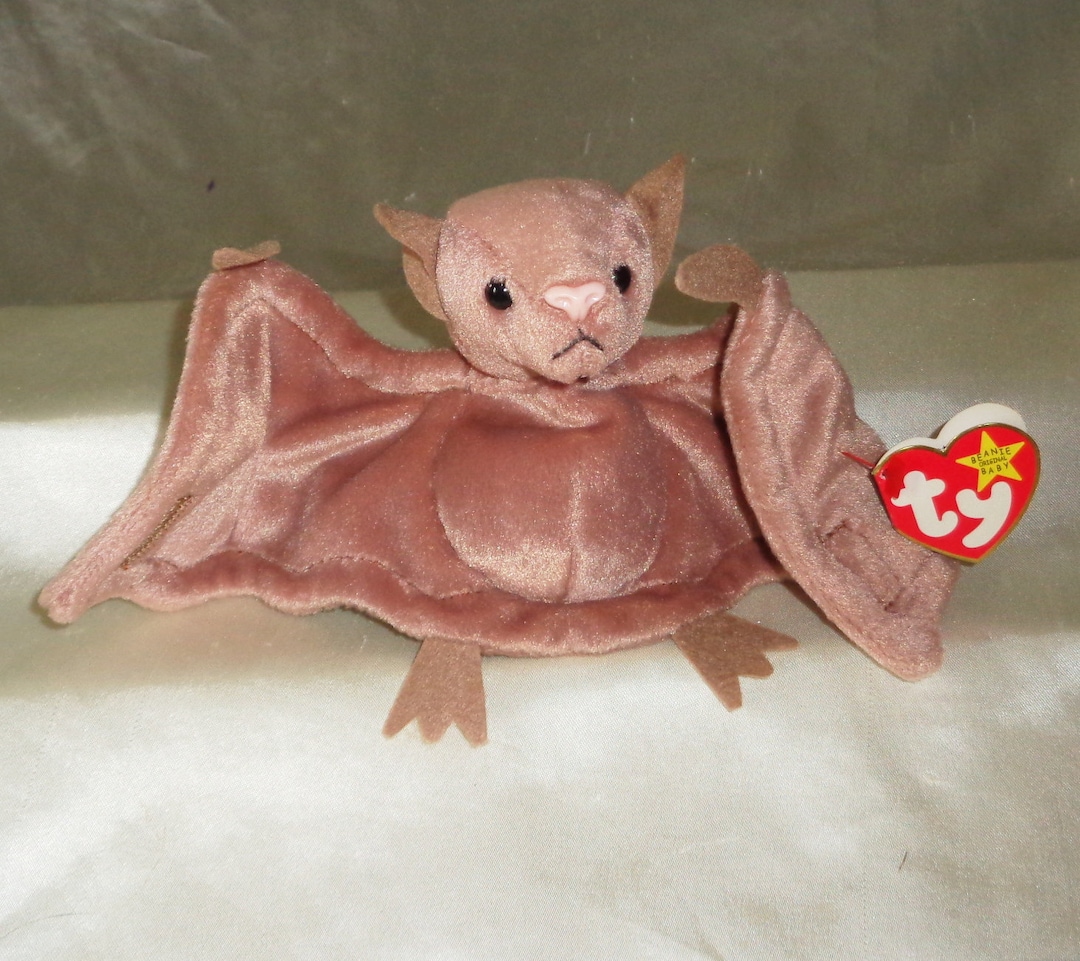 Ty Beanie Babies Baby 1997 Batty the Bat Birthday October 29, 1997 ...