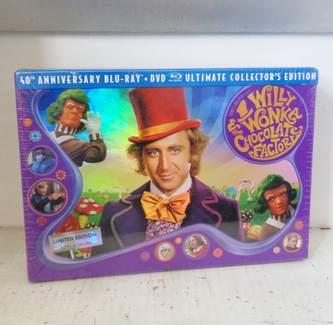 FACTORY SEALED Willy Wonka & the Chocolate Factory 40th Anniversary 3 ...