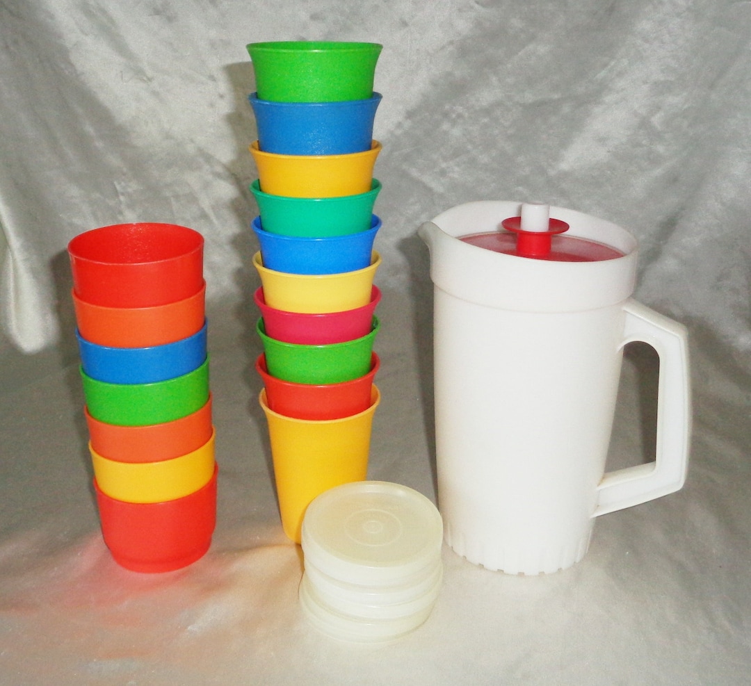 18pc Tupperware Childs Lot of 297 & 109 Drinking Snack Cups + #874 ...
