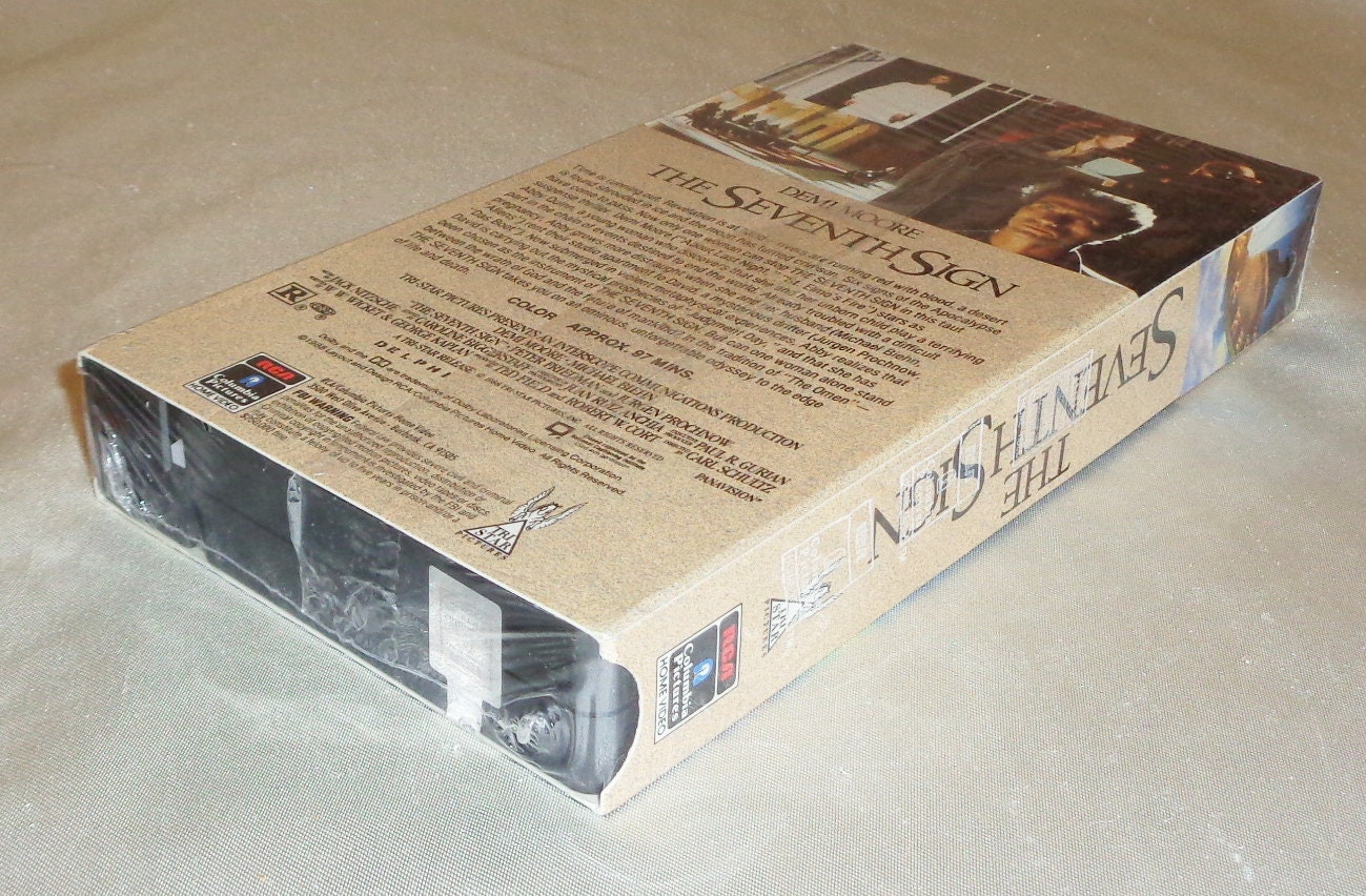 FACTORY SEALED the Seventh Sign Tristar RCA Columbia Watermarked Demi ...