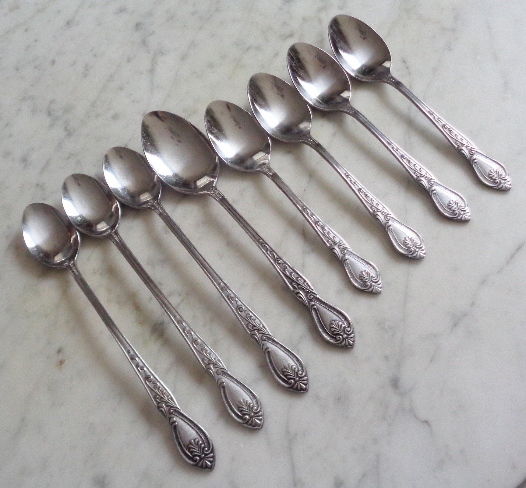 Kimco Stainless Korea KIM10 Scrolls Table Soup Spoons, Ice Tea ...