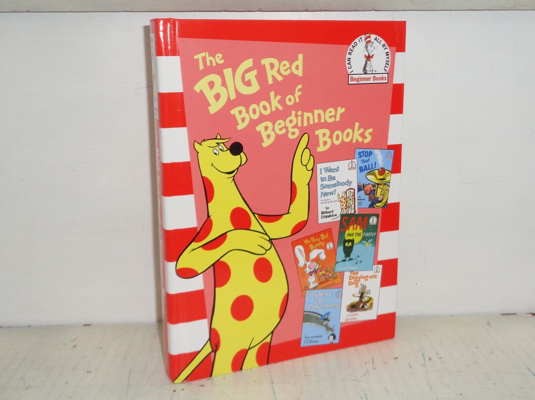 Dr Seuss the Big Red Book of Beginner Books 1995 HC Book - Etsy