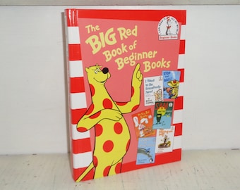 Dr Seuss the Big Red Book of Beginner Books 1995 HC Book - Etsy