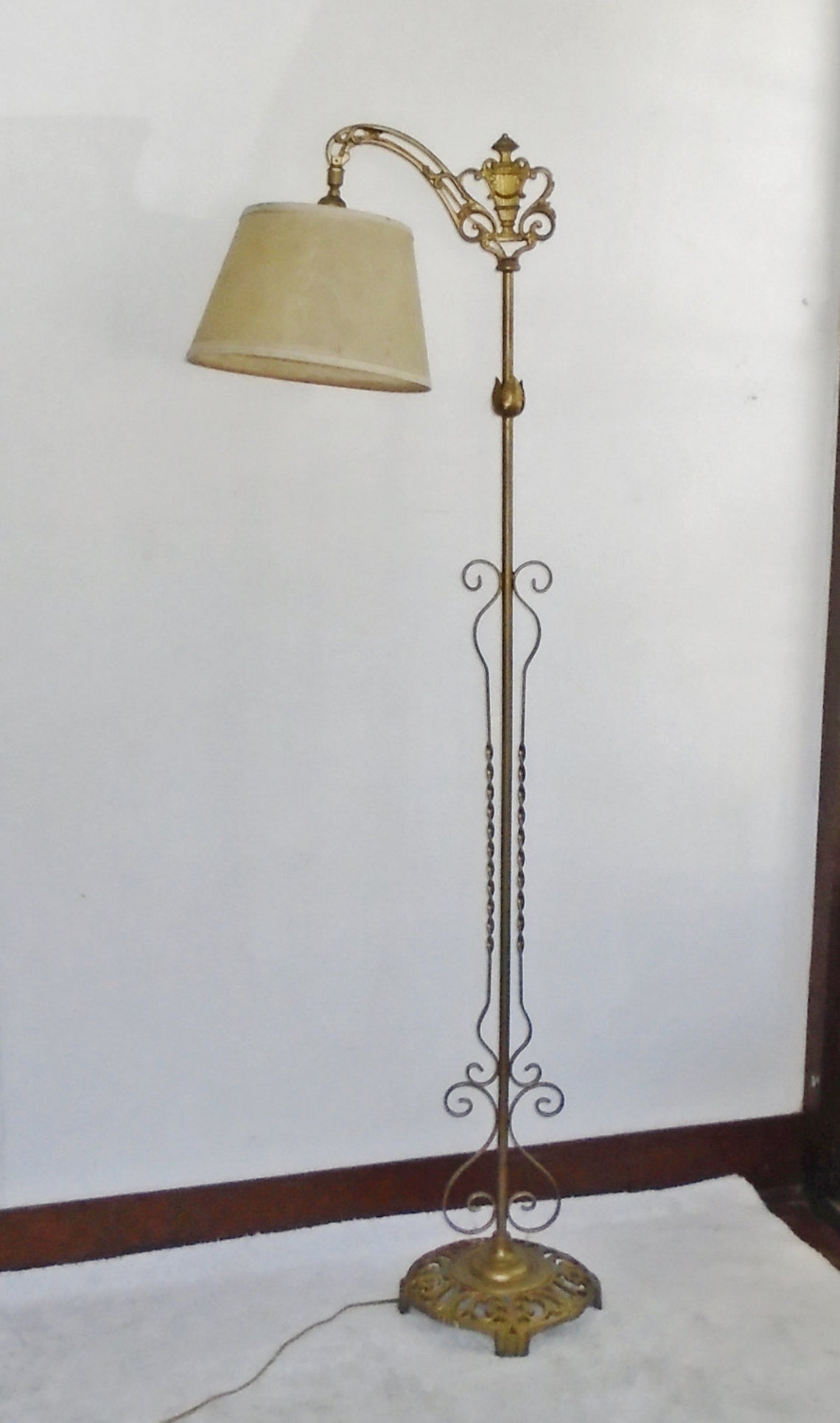 Polychrome Bridge Arm 5 Feet Tall Floor Lamp e 510 - Etsy