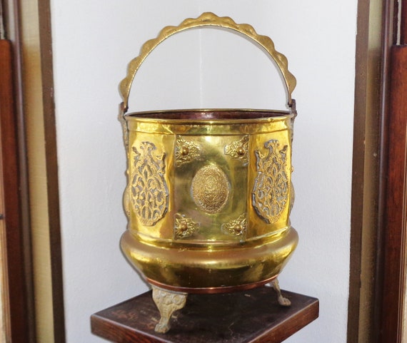 Copper Kettle Cauldron LARGE Rare Primitive Antique Footed | Etsy