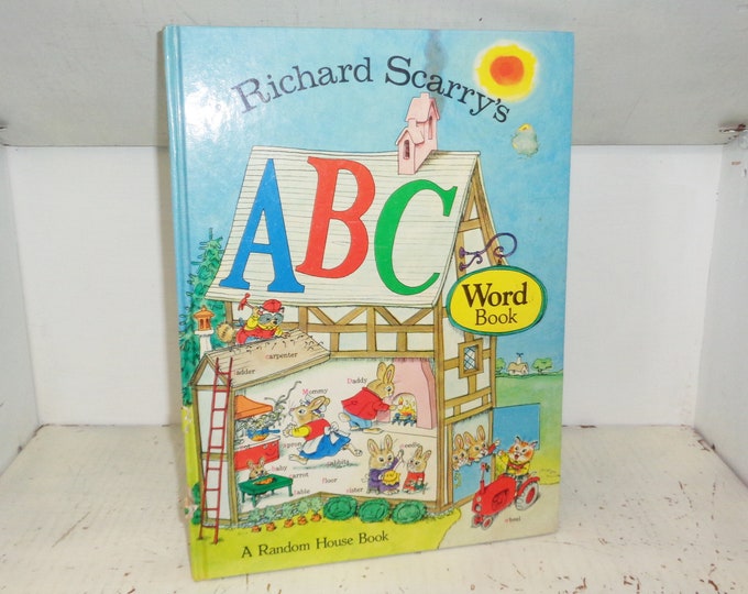 First Edition 1971 Richard Scarry's ABC Word Book HC Book Random House ...