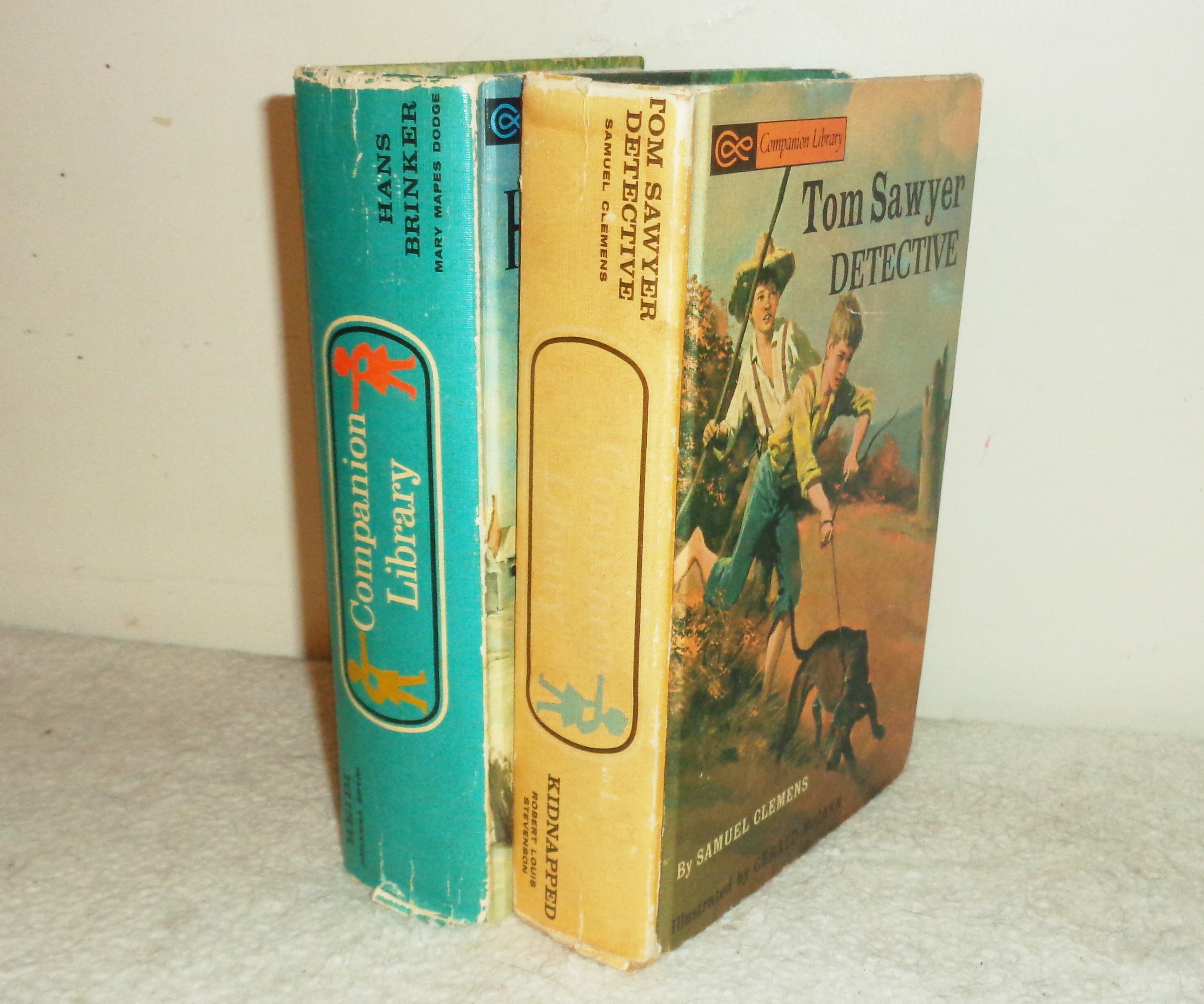 Companion Library Reverse Books Tom Sawyer / Kidnapped 1965 & - Etsy