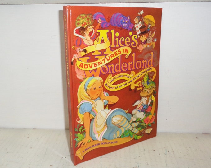 Alice's Adventures in Wonderland Hallmark Pop up Book, RARE 1970s HC ...