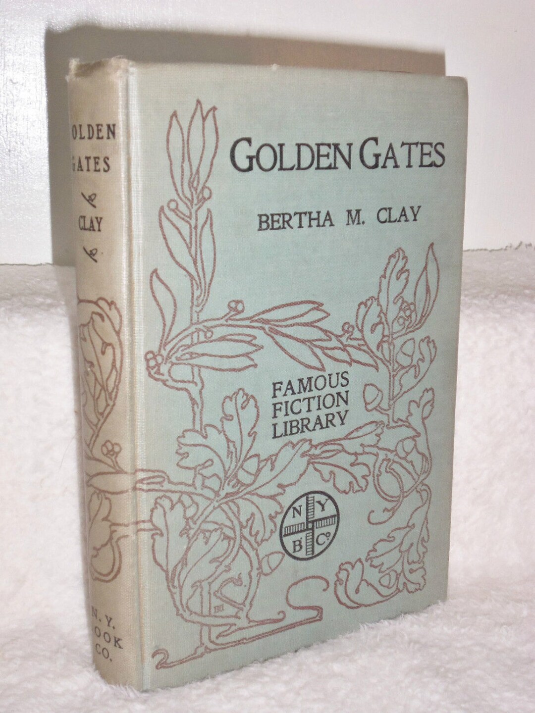 GOLDEN GATES by Bertha M Clay 1909 HC Book Printed by New York Book Co ...