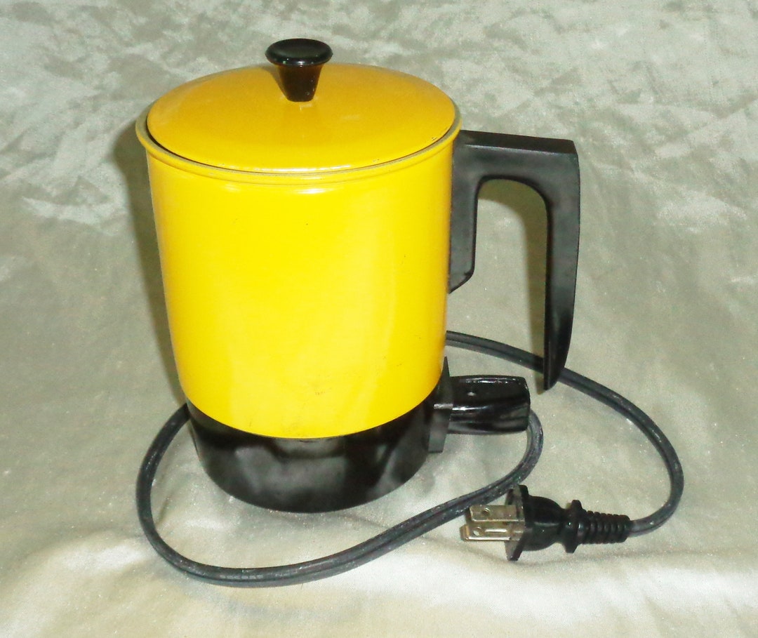 World Electric Hot Pot Vintage Hot Water Warmer Pot W Lid & Cord - Etsy