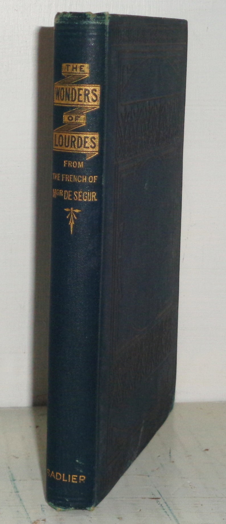 1874 the Wonders of Lourdes D&J Sadlier Co HC Book Miracles - Etsy