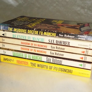 Sax Rohmer Fu Manchu Pyramid SC Books Insidious, Re-enter, Daughter ...