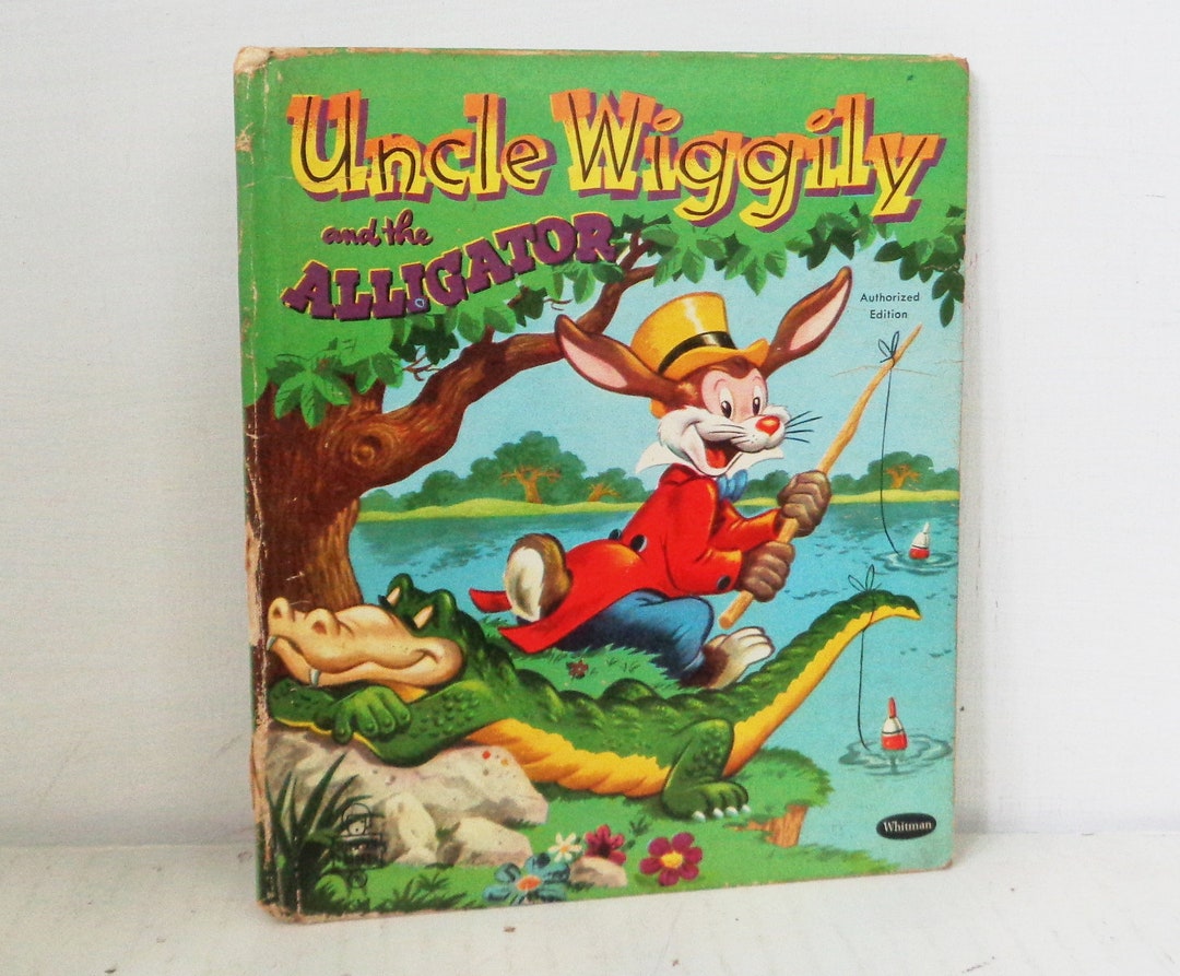 1953 Whitman Tell a Tale Uncle Wiggily and the Alligator HC Book ...