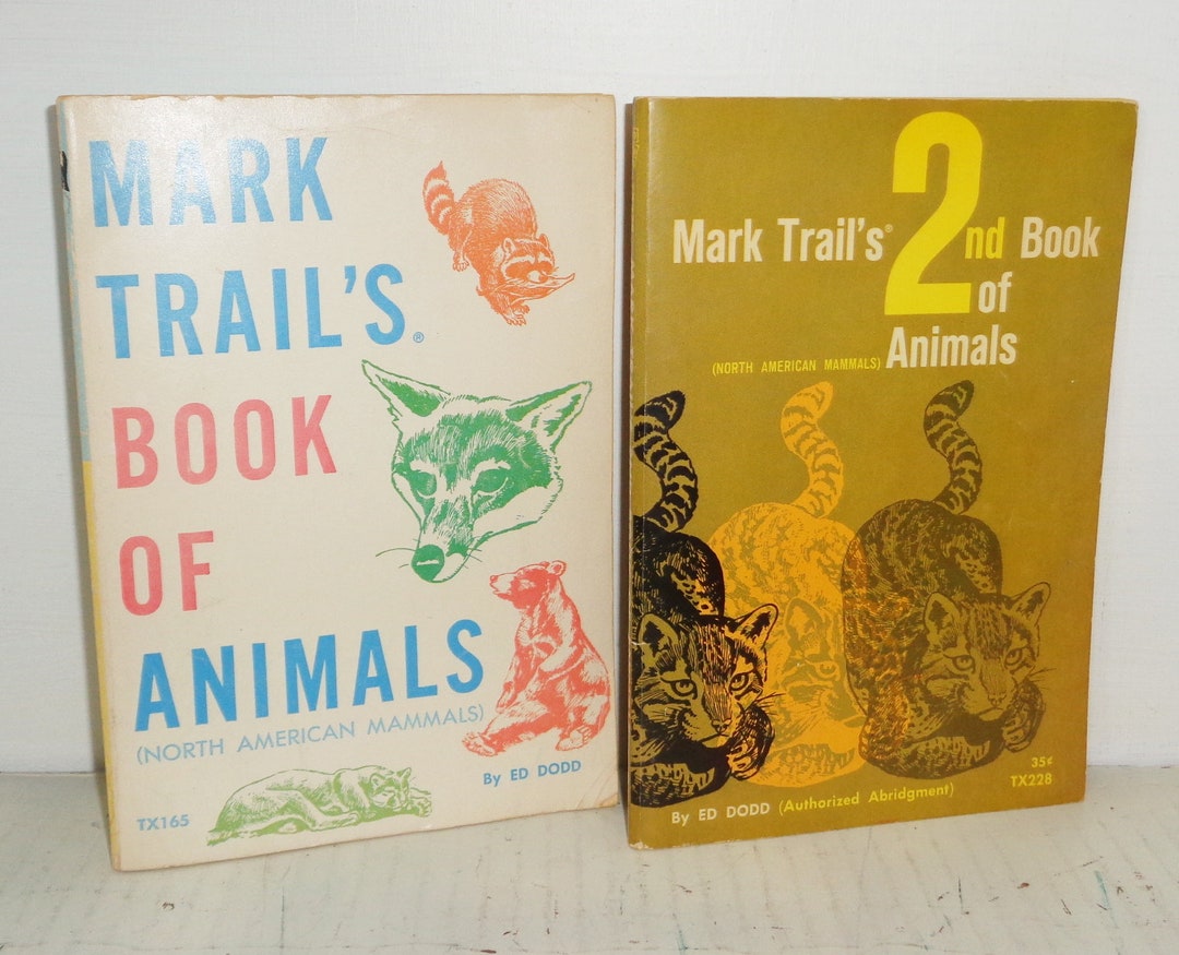 Mark Trail's Book of Animals & 2nd Book of Animals North American ...
