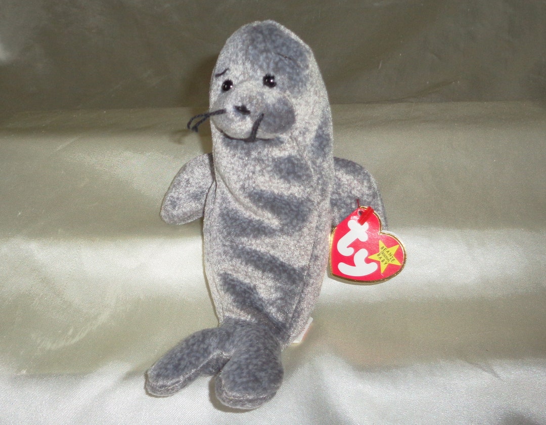 1999 Ty Beanie Babies Slippery the Seal January 17, 1998 W Error Tags ...