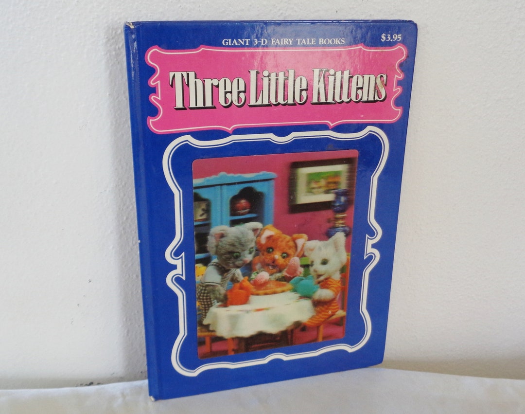 Three Little Kittens Playmore Giant 3D Fairy Tale Series HC Book 1980s ...