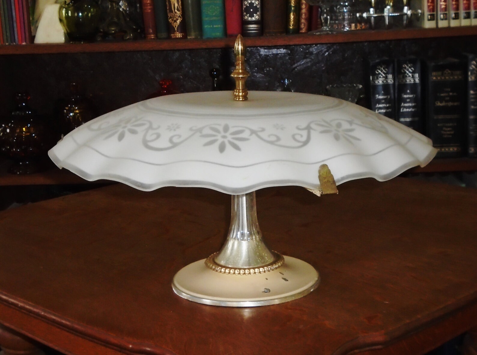 Flower Light Fixture Cover on 4 Bulb Arm Ceiling Fixture | Etsy