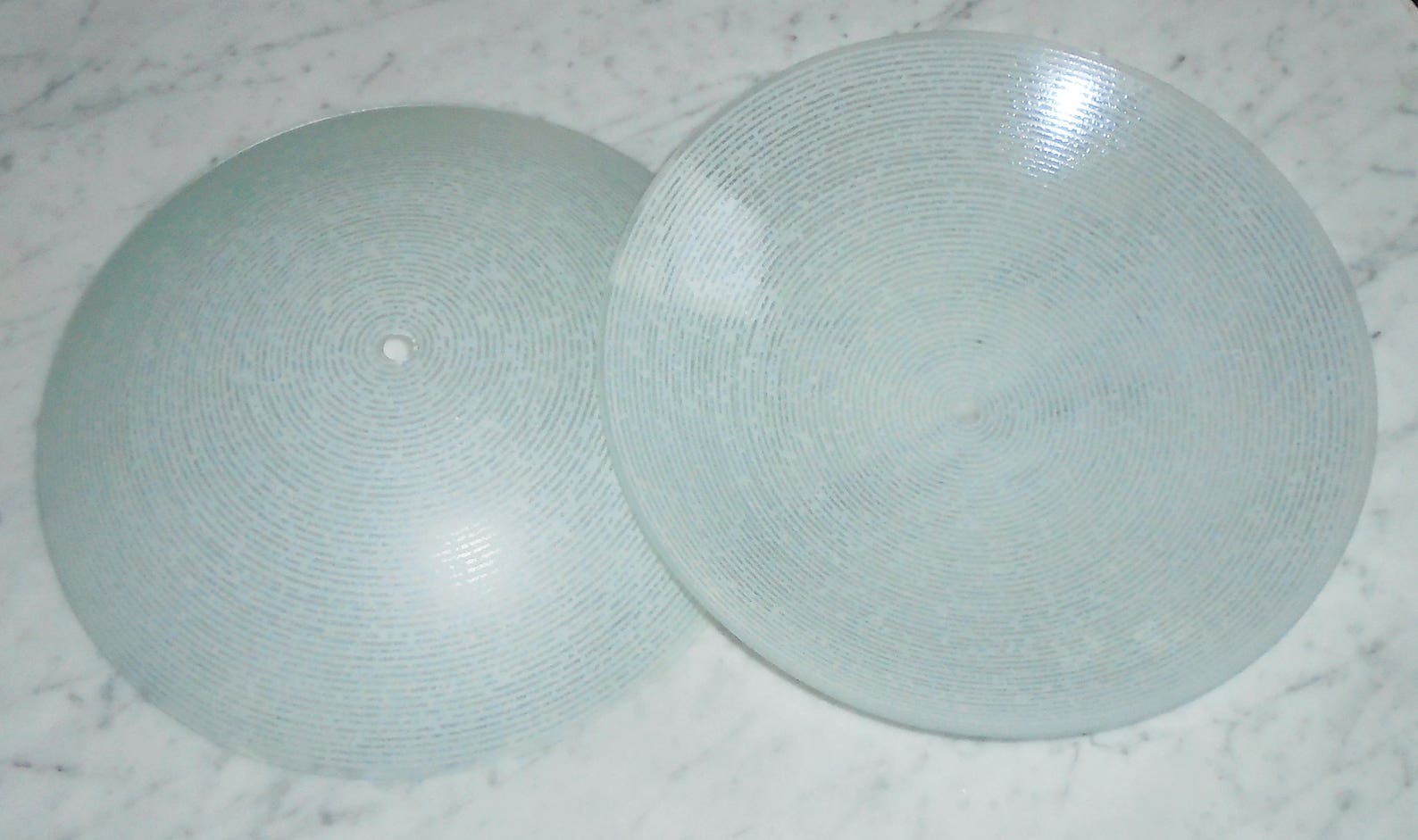 Bullseye Basketweave Light Fixtures 12 3/4in Round Upturn Rim | Etsy