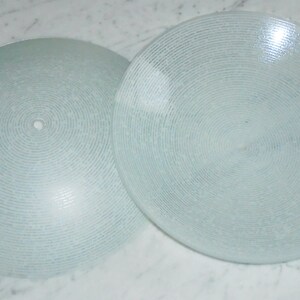 Bullseye Basketweave Light Fixtures 12 3/4in Round Upturn Rim on 2 Bulb ...