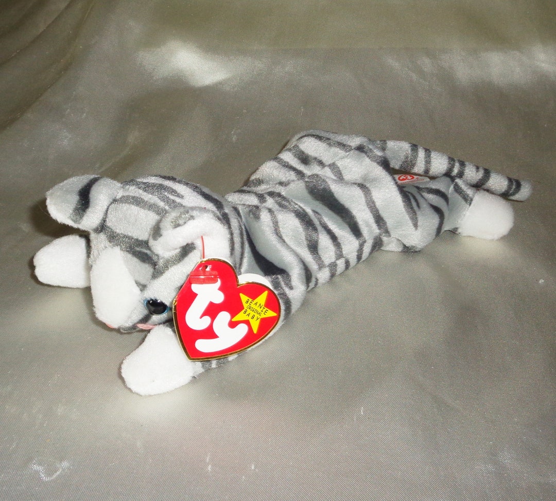 Ty Beanie Babies Baby 1997 Prance the Cat Birthday November 20, 1997 ...