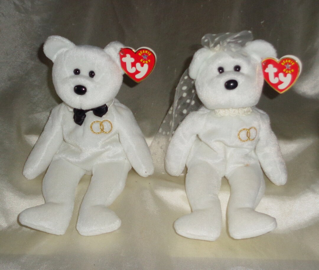 Ty Beanie Babies Mr & Mrs 2001 W Error Tags PE Pellets - Etsy