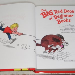 Dr Seuss the Big Red Book of Beginner Books 1995 HC Book - Etsy