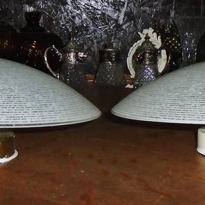 Bullseye Basketweave Light Fixtures 12 3/4in Round Upturn Rim on 2 Bulb ...