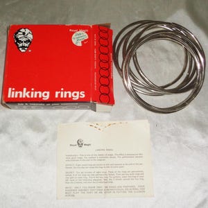 Fun Inc Royal Magic 5 Inch Linking Rings ~ Novelty Magic Trick - Etsy