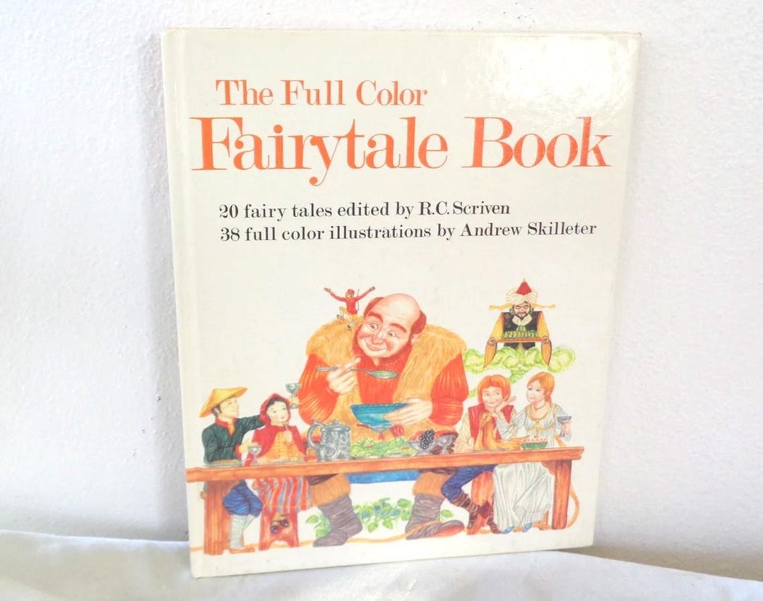 The Full Color Fairytale Book 1974 Illustrated Hardcover Book - Etsy