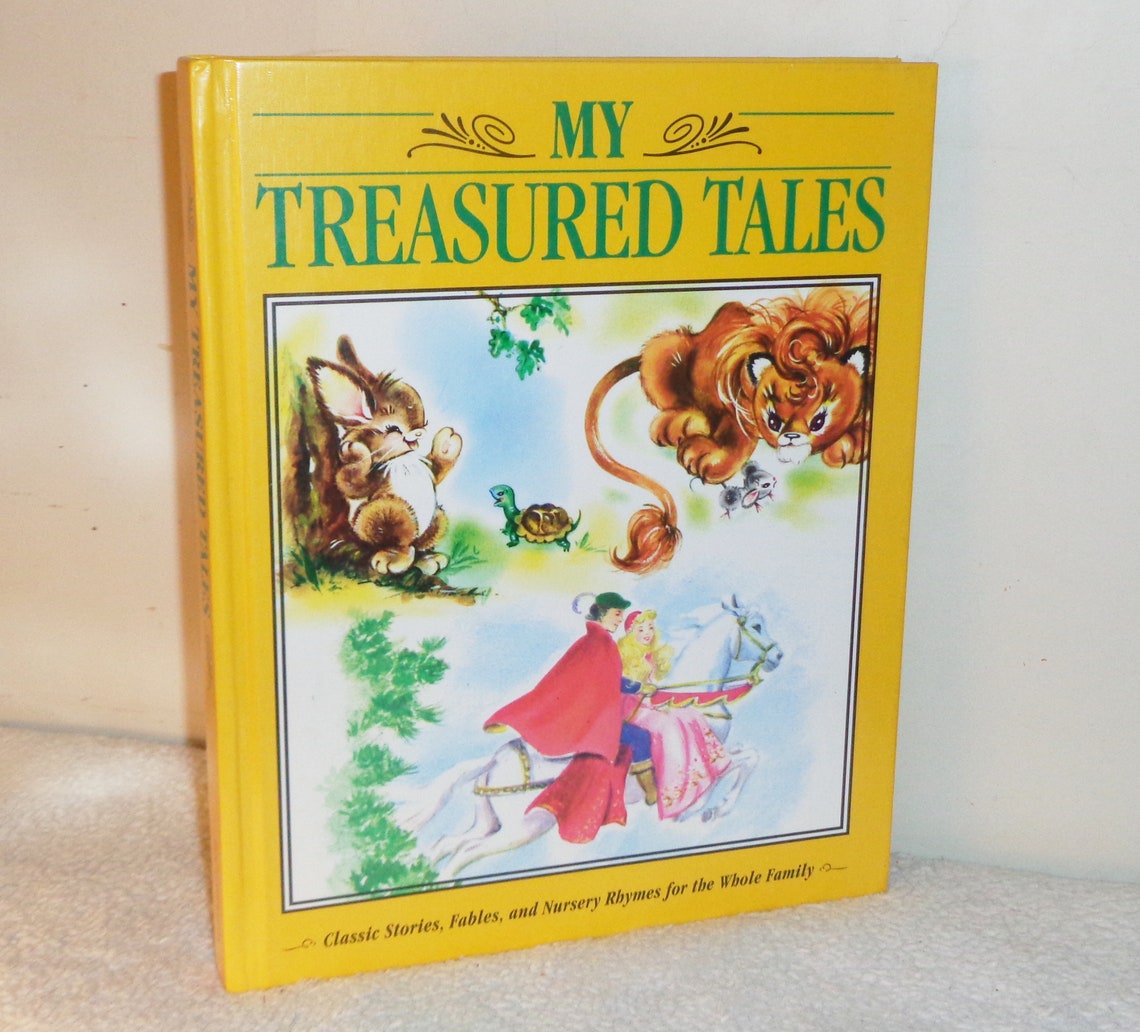 1995 My Treasured Tales Oversized 11x8 3/4inch HC Book | Etsy