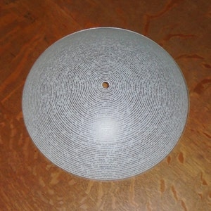 Bullseye Basketweave Light Fixtures 12 3/4in Round Upturn Rim on 2 Bulb ...