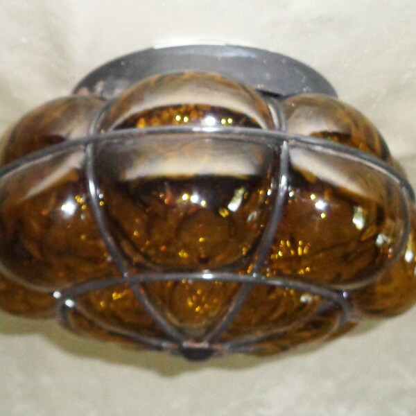 Flush Mount Ceiling Cage Light - Etsy