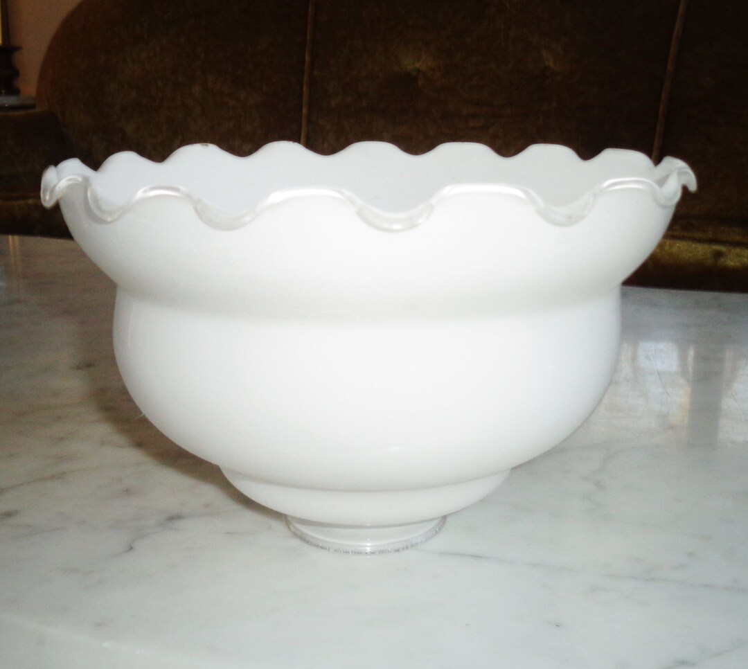 Ruffled Rim Light Cover Lamp Diffuser Shade for Light Fixture or Table ...
