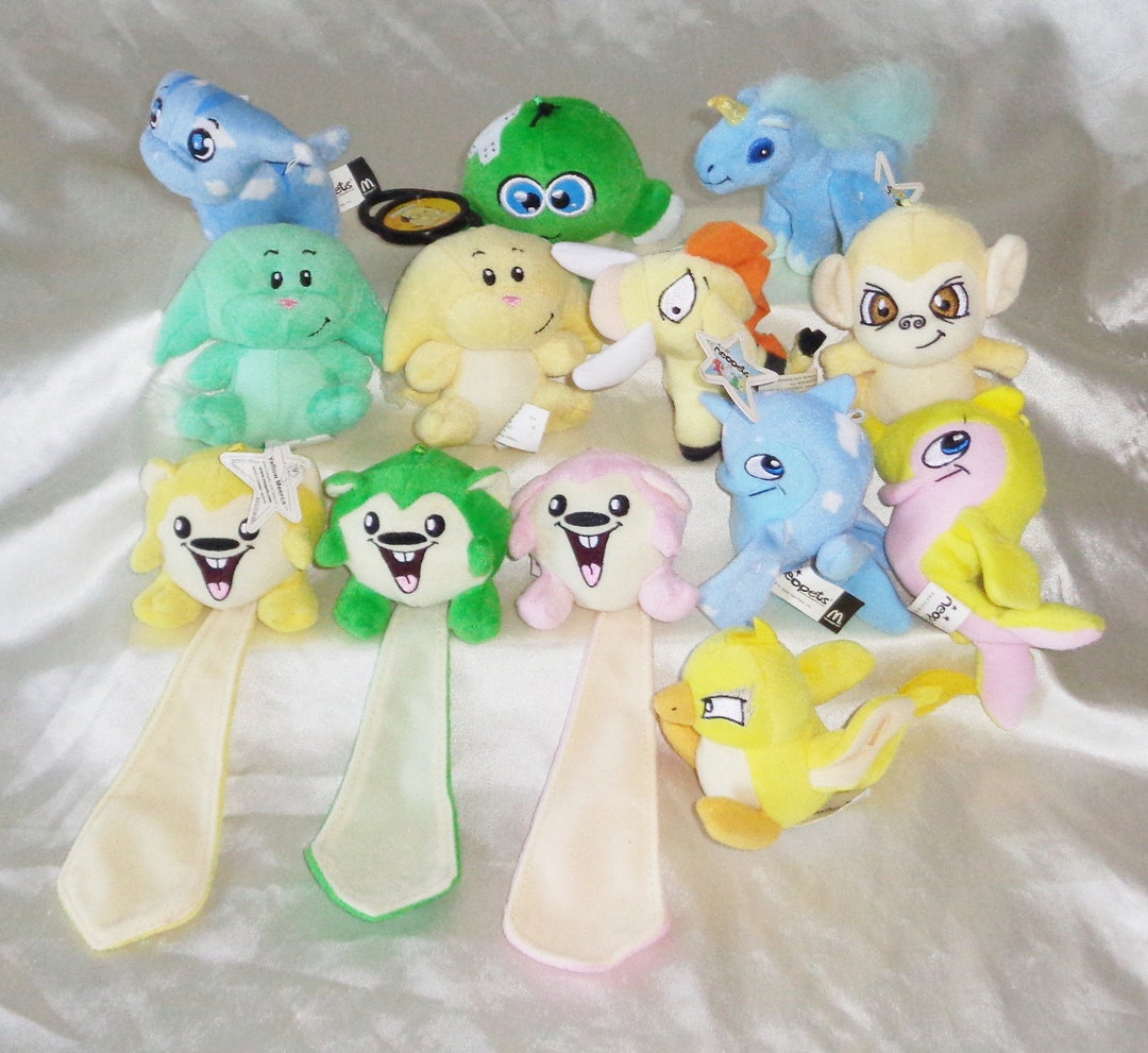 Mcdonalds Neopets Meerca Uni Kacheek Pteri Kiko Flotsam Mynci Moehog + - Etsy