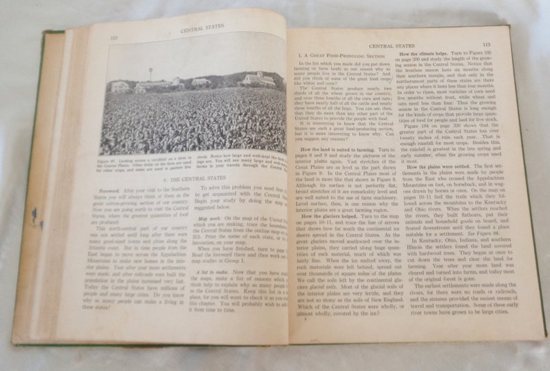 The Earth & Its People Book Two the Americas 1934 School Atwood ...