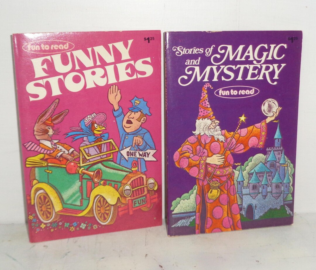 Moby Books: Funny Stories & Magic and Mystery - 1979 Softcover - Etsy