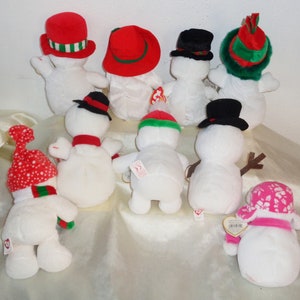 Ty Beanie Babies Snowman Beanies 1996-2012 Coolston Twigs - Etsy