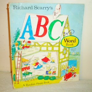 1980 Richard Scarry's ABC Word Book Softcover Book Random House Book ...