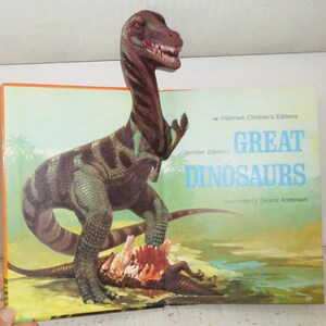 Great Dinosaurs Hallmark Pop up Book, RARE 1970s HC Book - Etsy