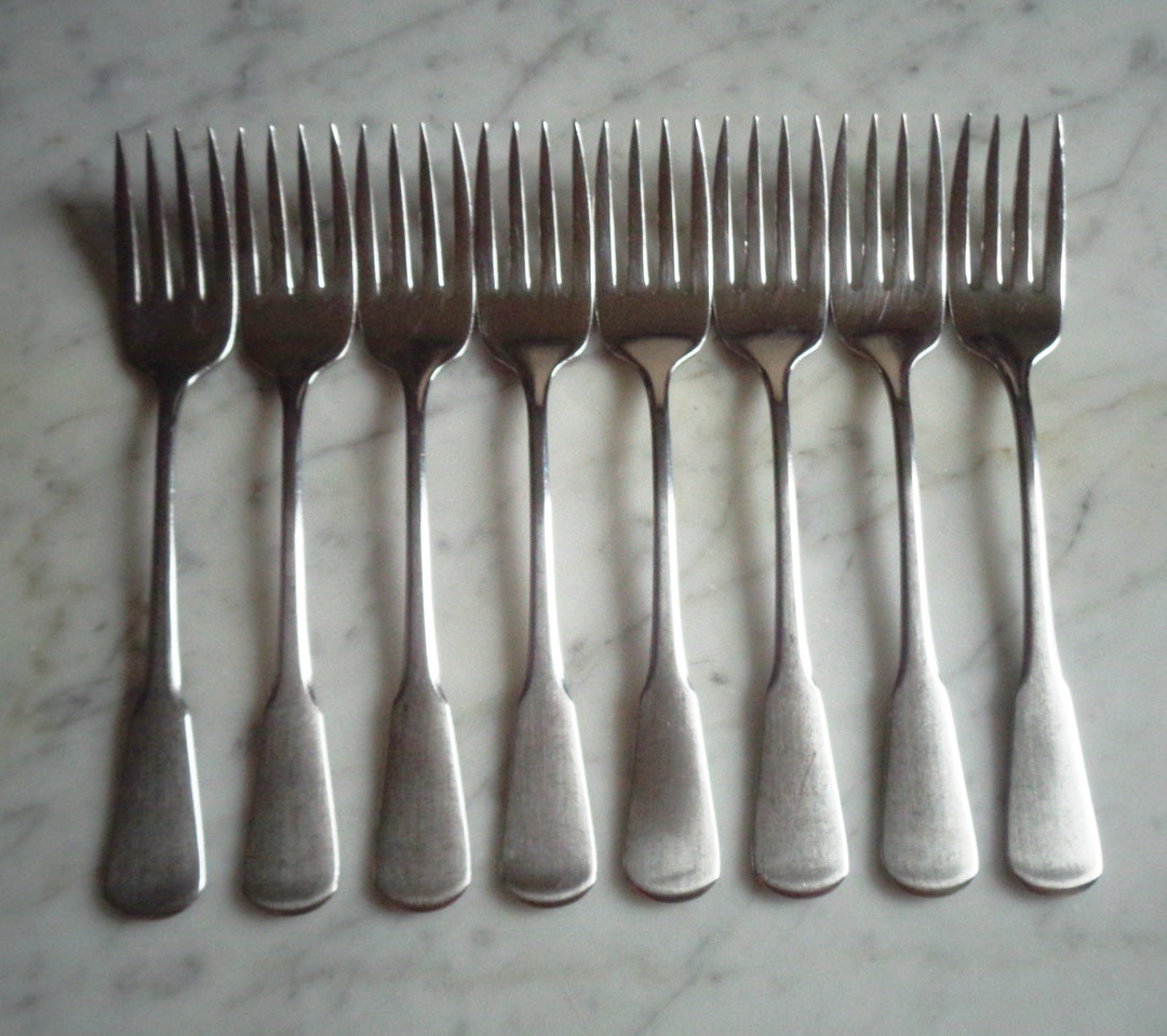 8 SSS Oneida Colonial Boston Minute Men Stainless Place Setting 6 3/4 ...