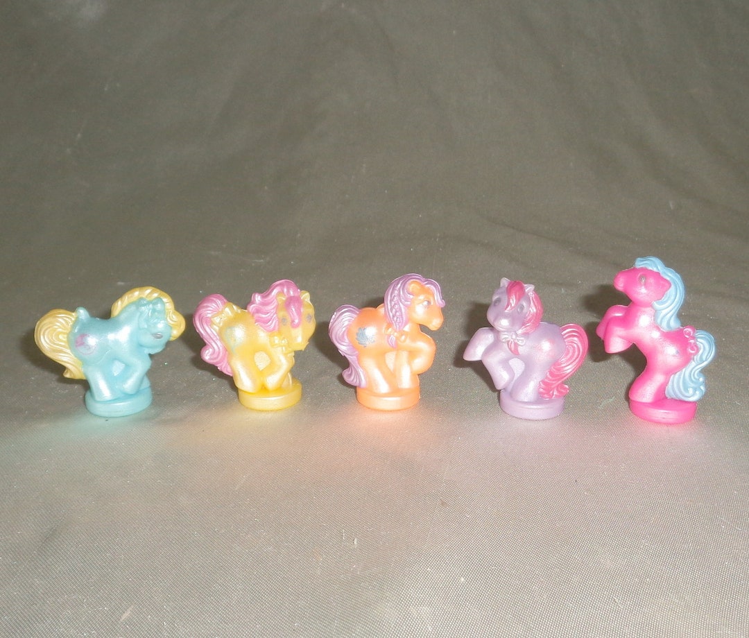 1990 Hasbro My Little Pony Petite Ponies Set of 5 Pretty N Pearly - Etsy