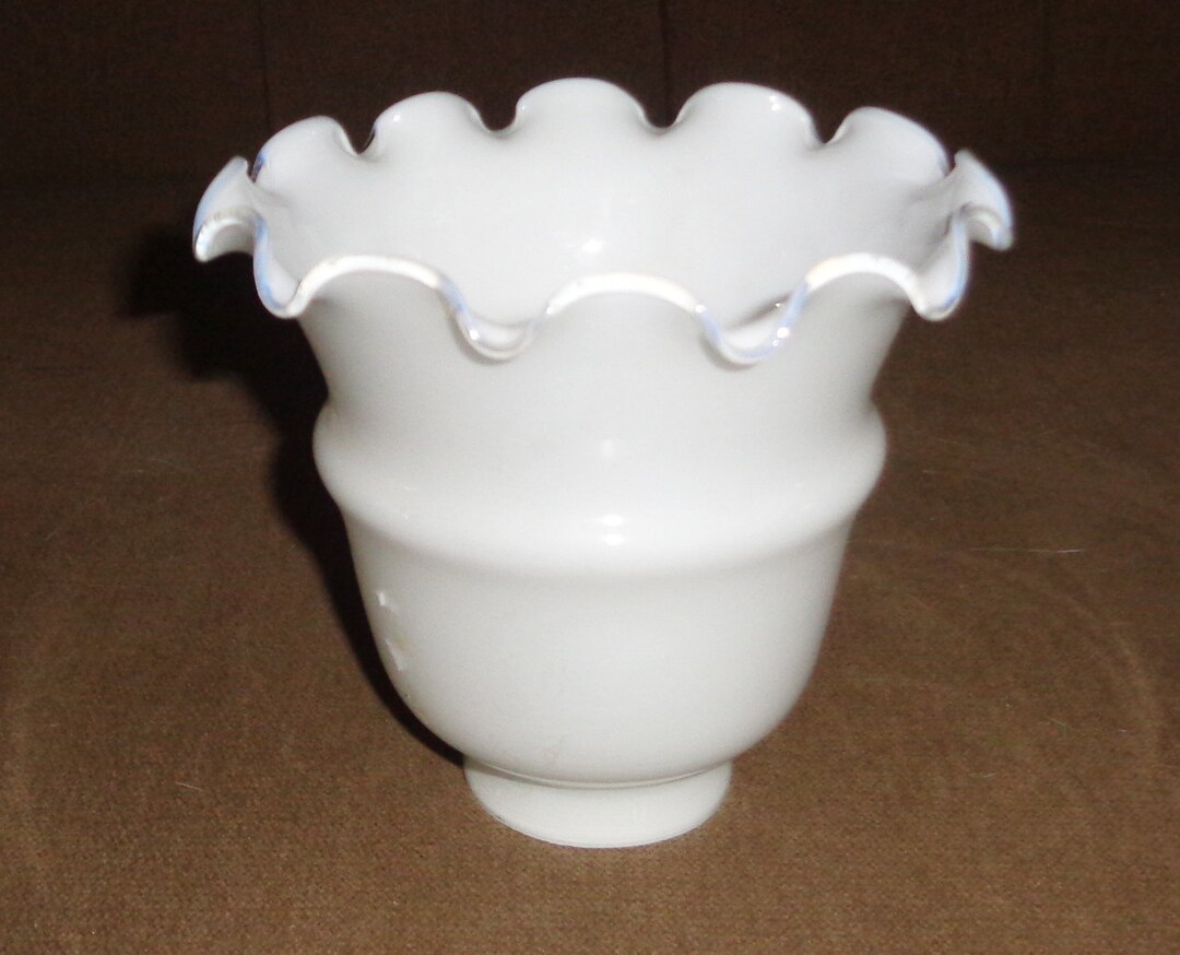 Small Light Fixture Hurricane Diffuser Shade 4 3/4 Inch W 2 Inch Fitter ...