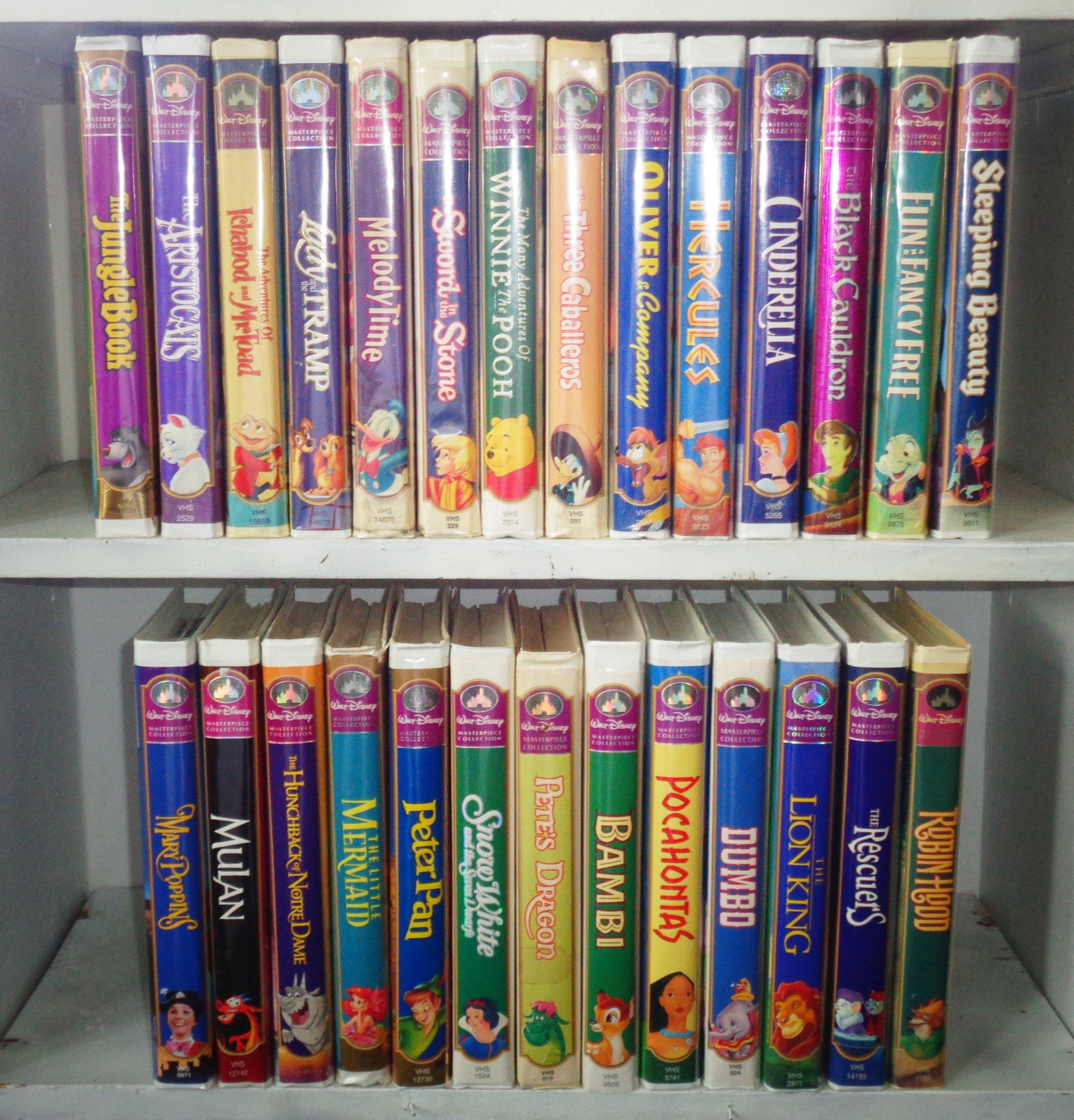 Walt Disney's Masterpiece Collection Set of 29 Clamshell - Etsy Canada