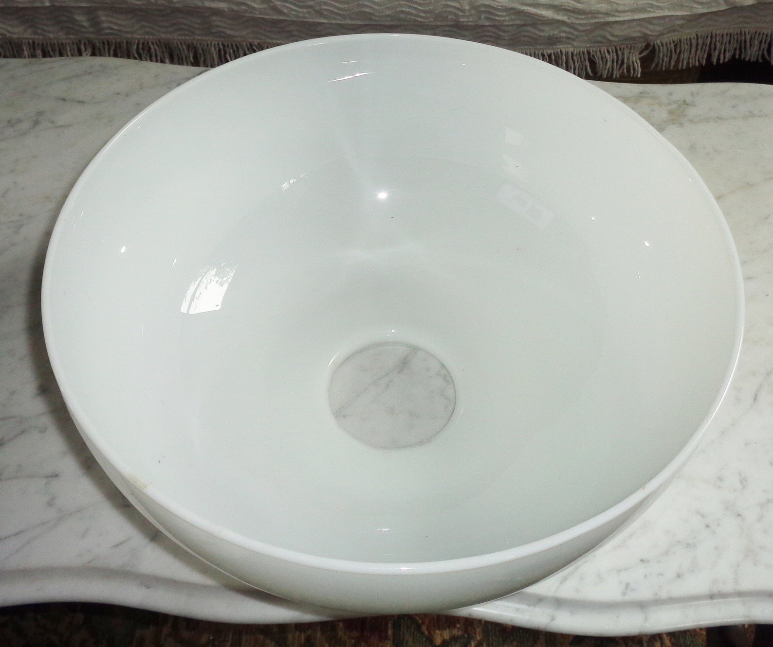 LARGE 14 Inch White Glass Diffuser for Lamp or Fixture - Etsy