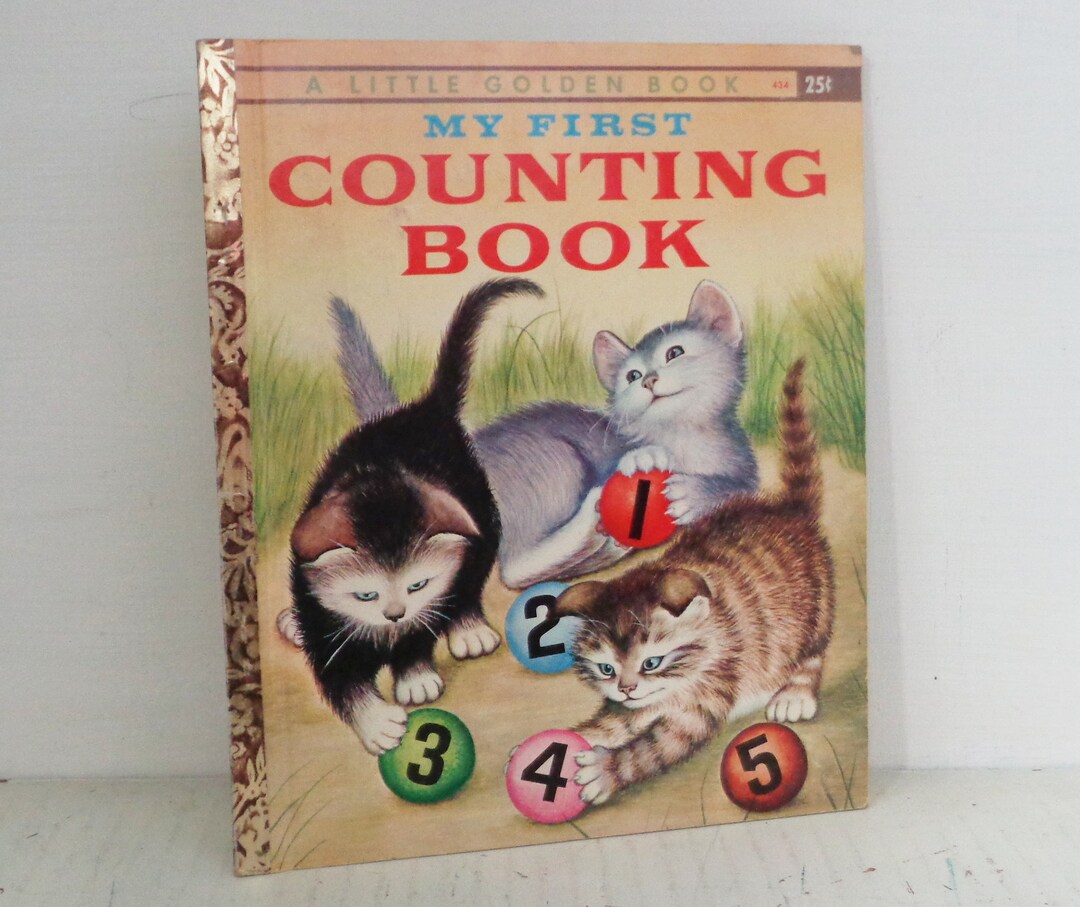 My First Counting Book Little Golden Book 25c #434 1957 "a" Edition ...